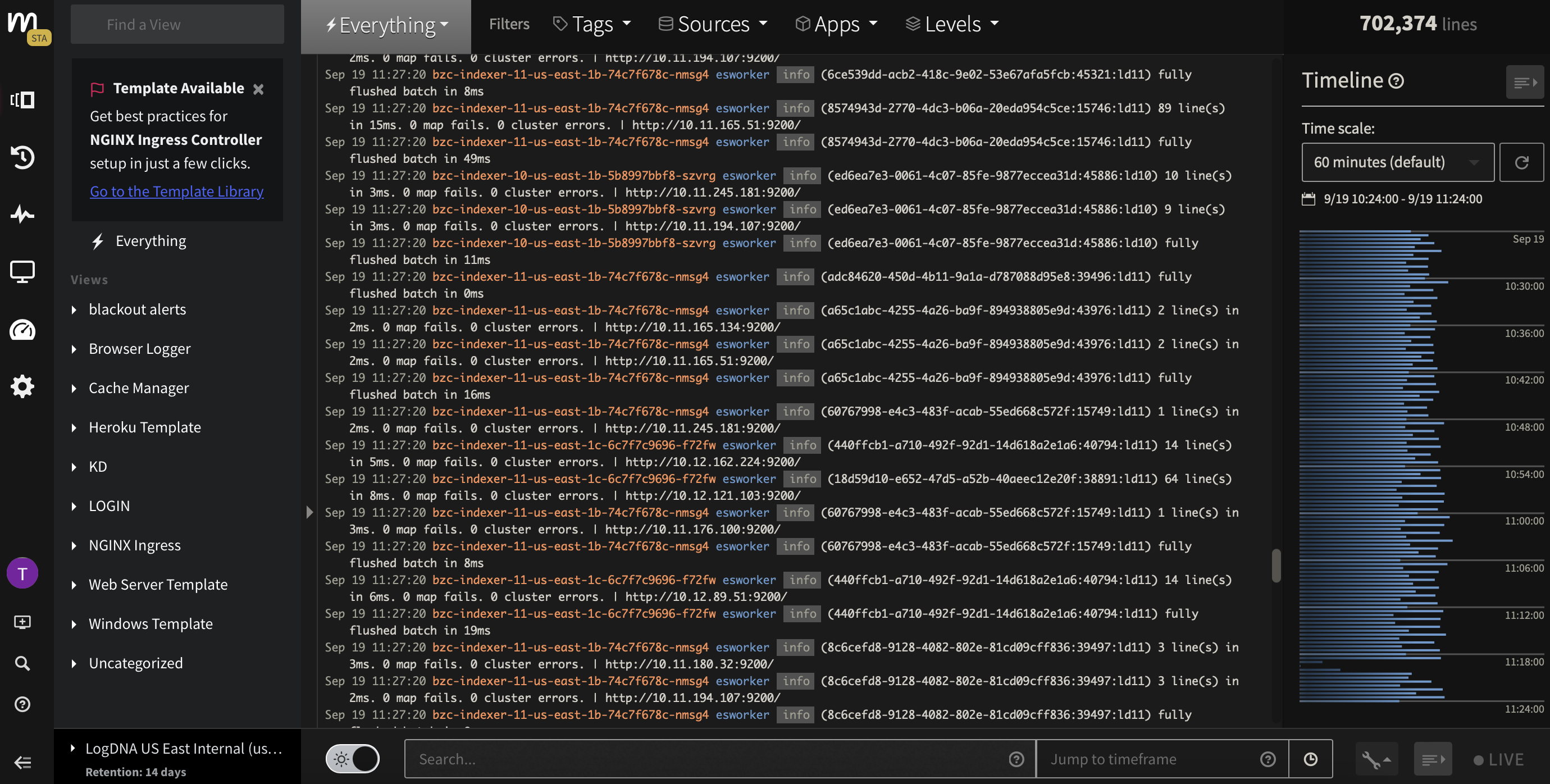 View Log Data Mezmo Developer Docs