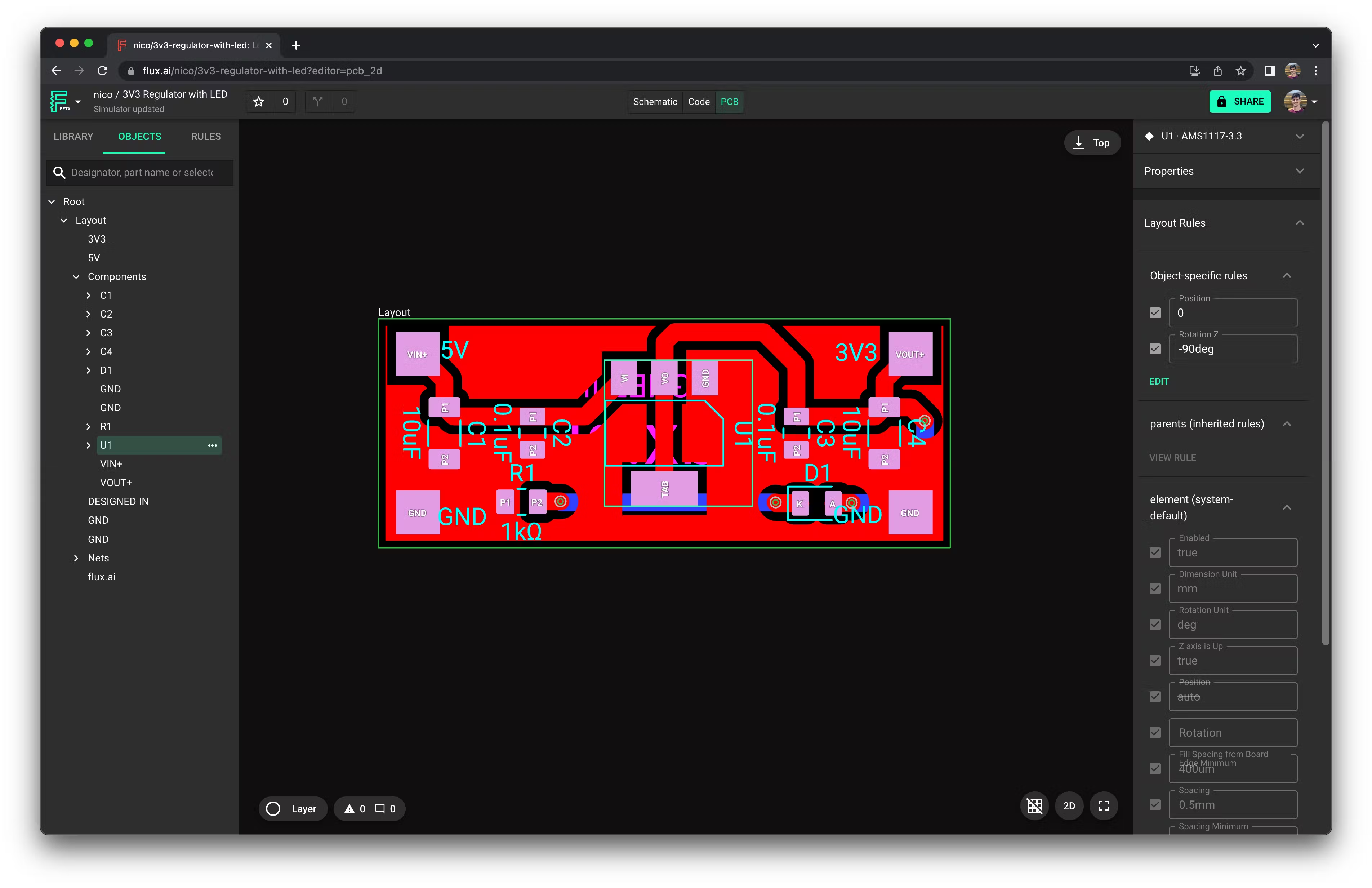 KiCAD to Flux - Getting started - Flux - Documentation