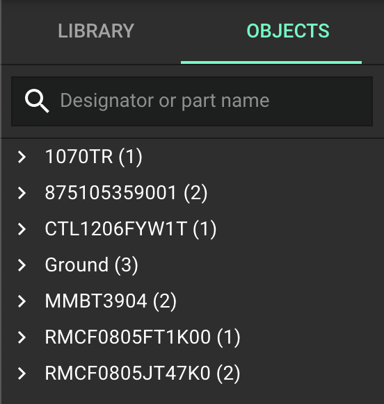 Schematic object tree - Flux - Documentation