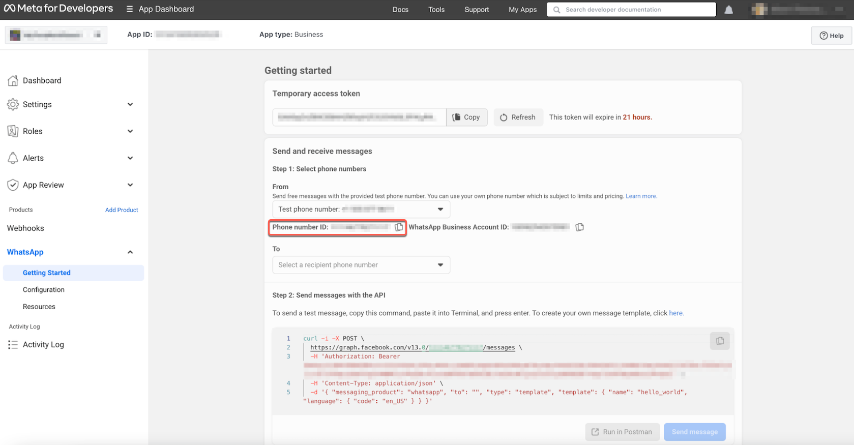 WhatsApp Business integration for Torq automated security workflows