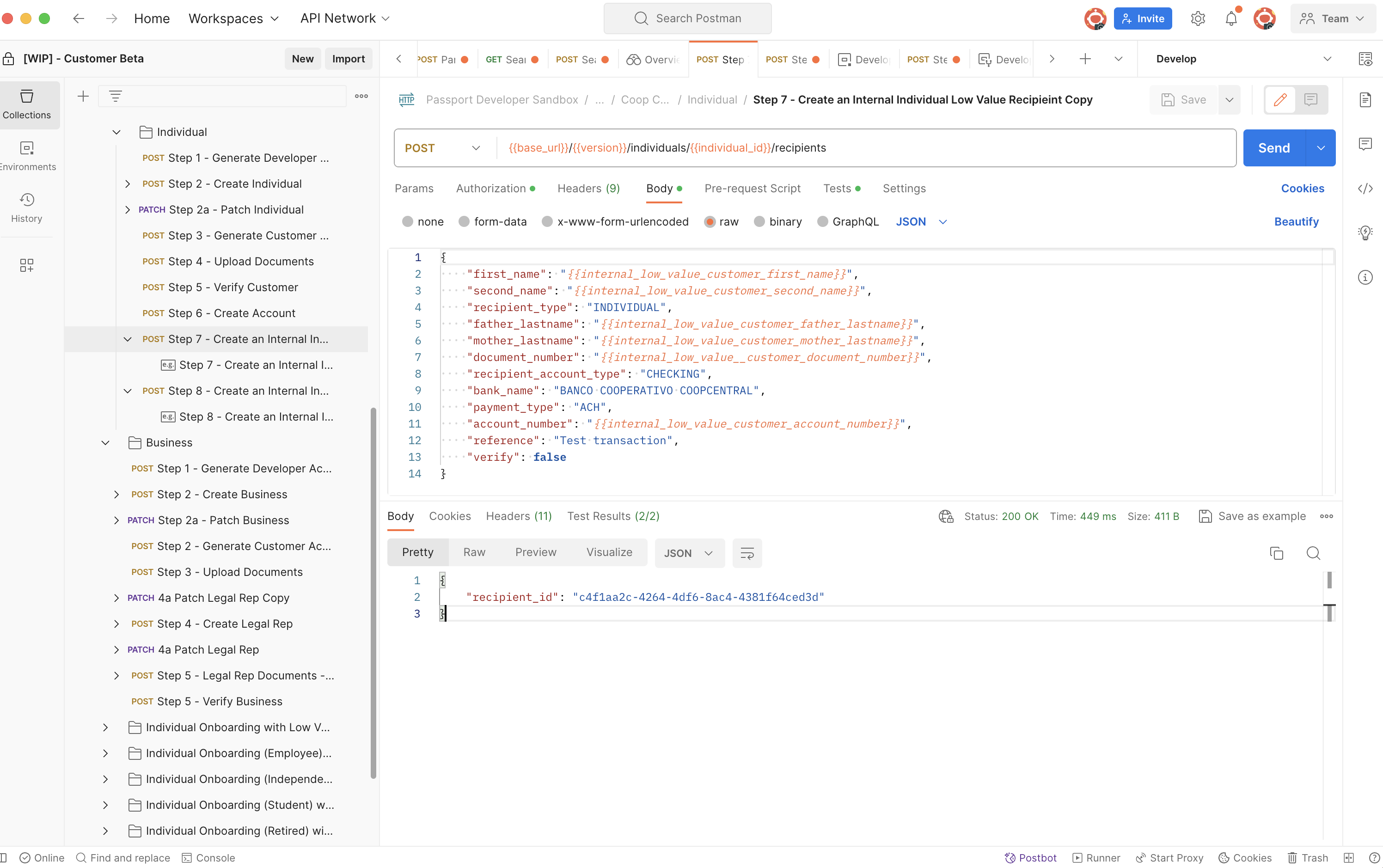 Initiate a Payment - Passport Developer Docs