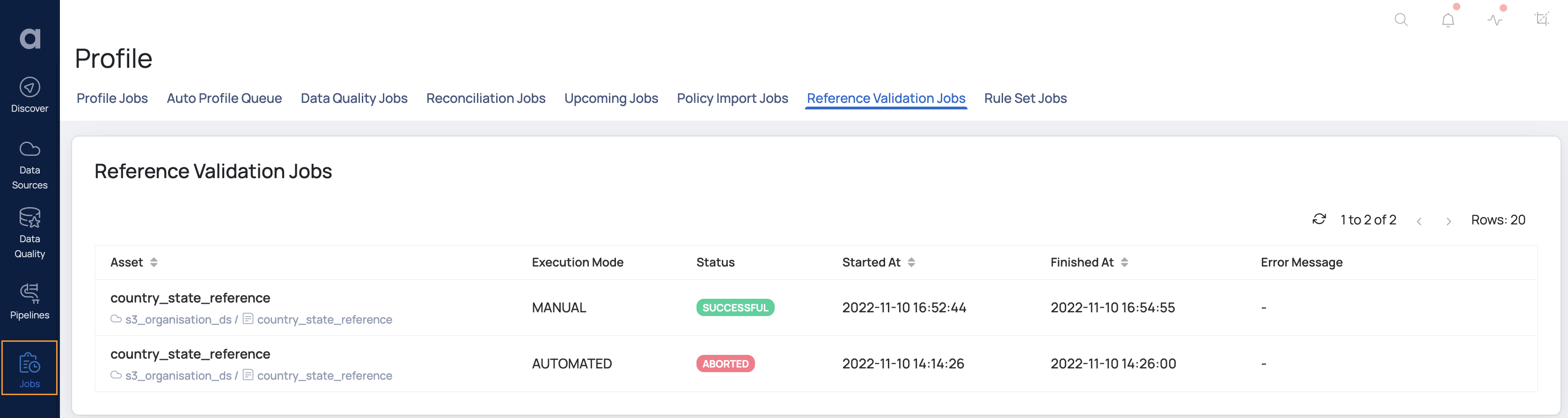 Lookup Data Quality Policy Rule - Torch