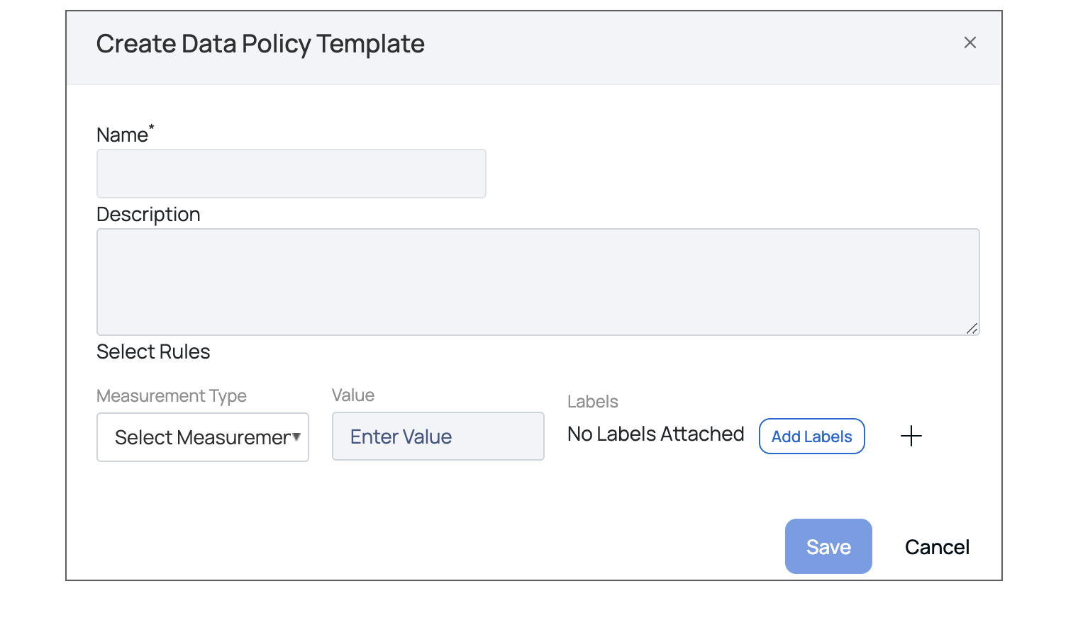 Data Policy Templates Torch