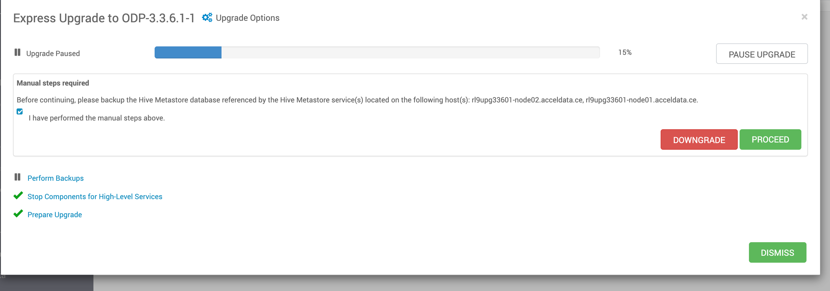 ODP Stack Upgrade - Acceldata Open-Source Data Platform