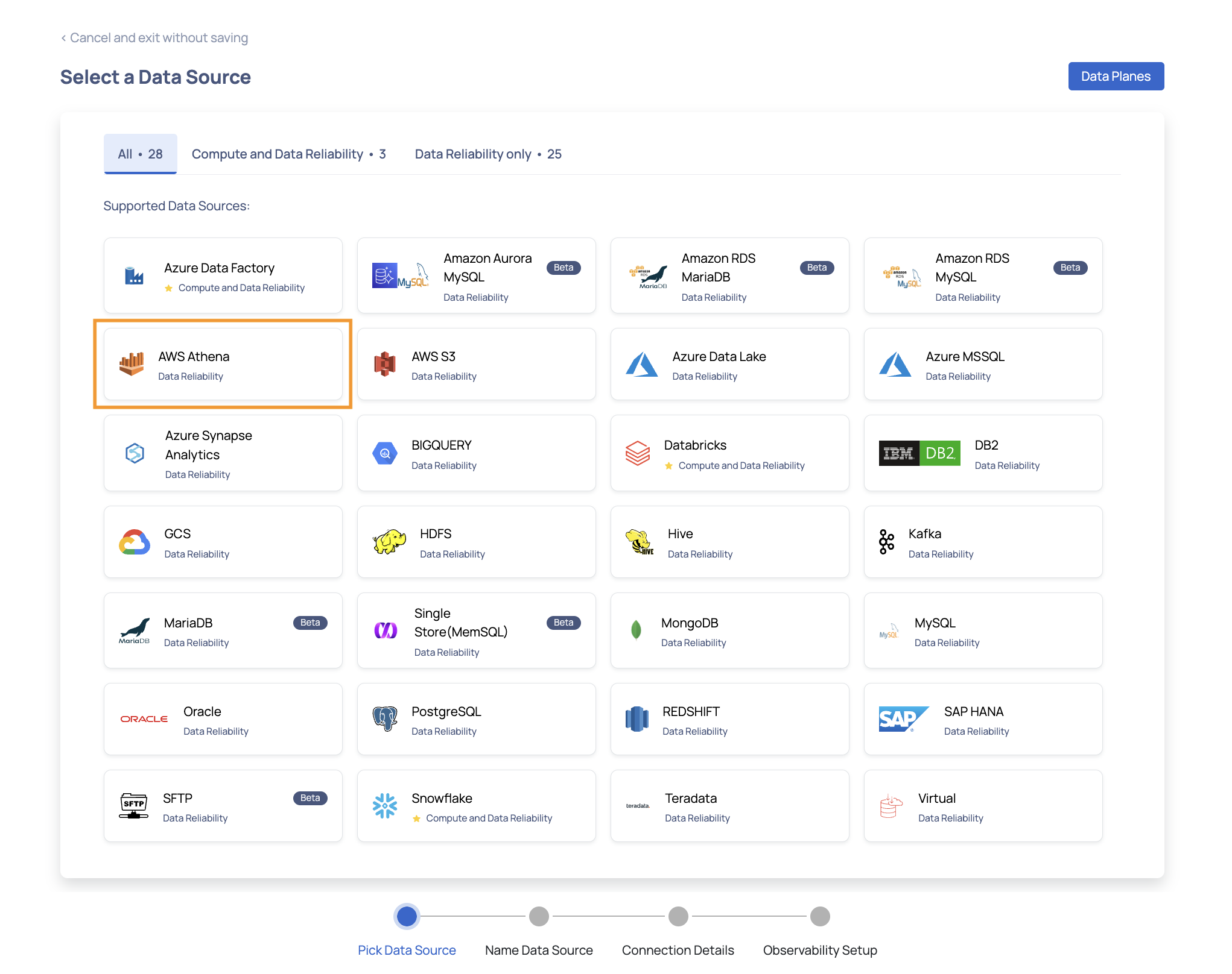 Amazon | Athena - Acceldata Data Observability Cloud Amazon | Athena - Acceldata Data Observability Cloud