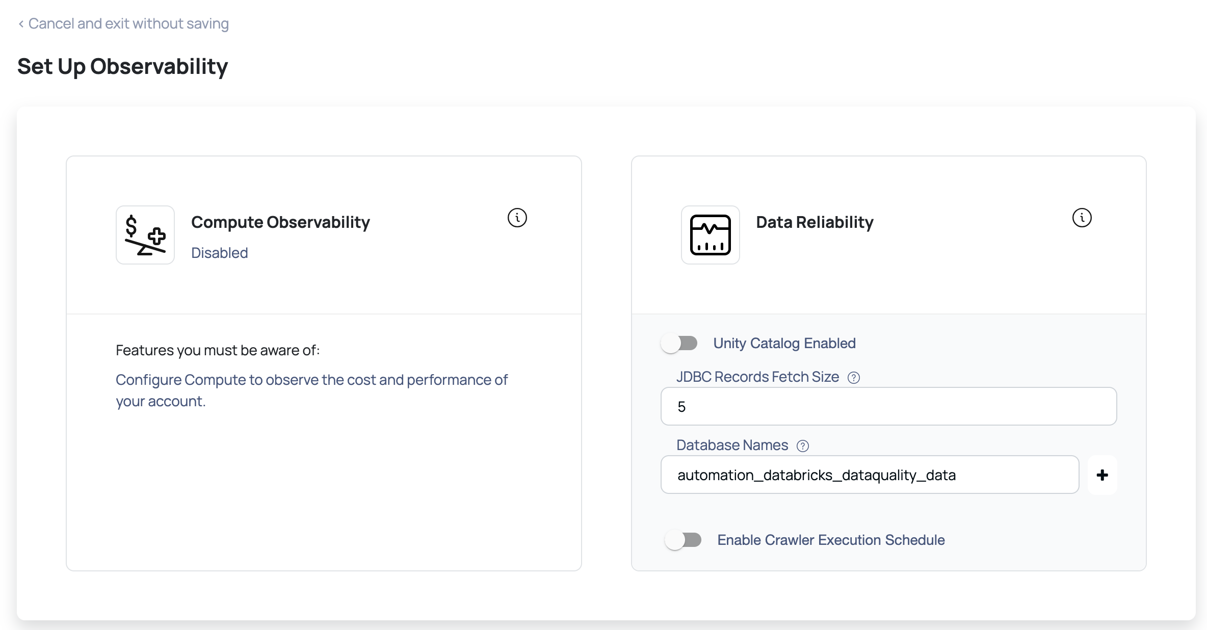 Databricks Acceldata Data Observability Cloud
