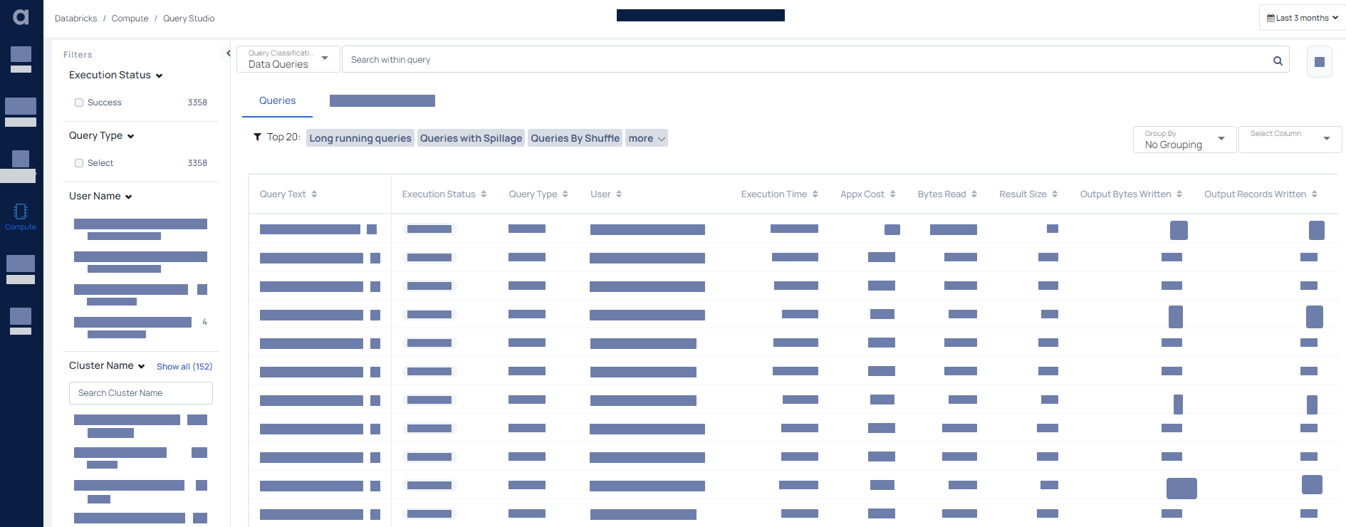 Databricks Query Studio - Acceldata Data Observability Cloud Databricks Query Studio - Acceldata Data Observability Cloud