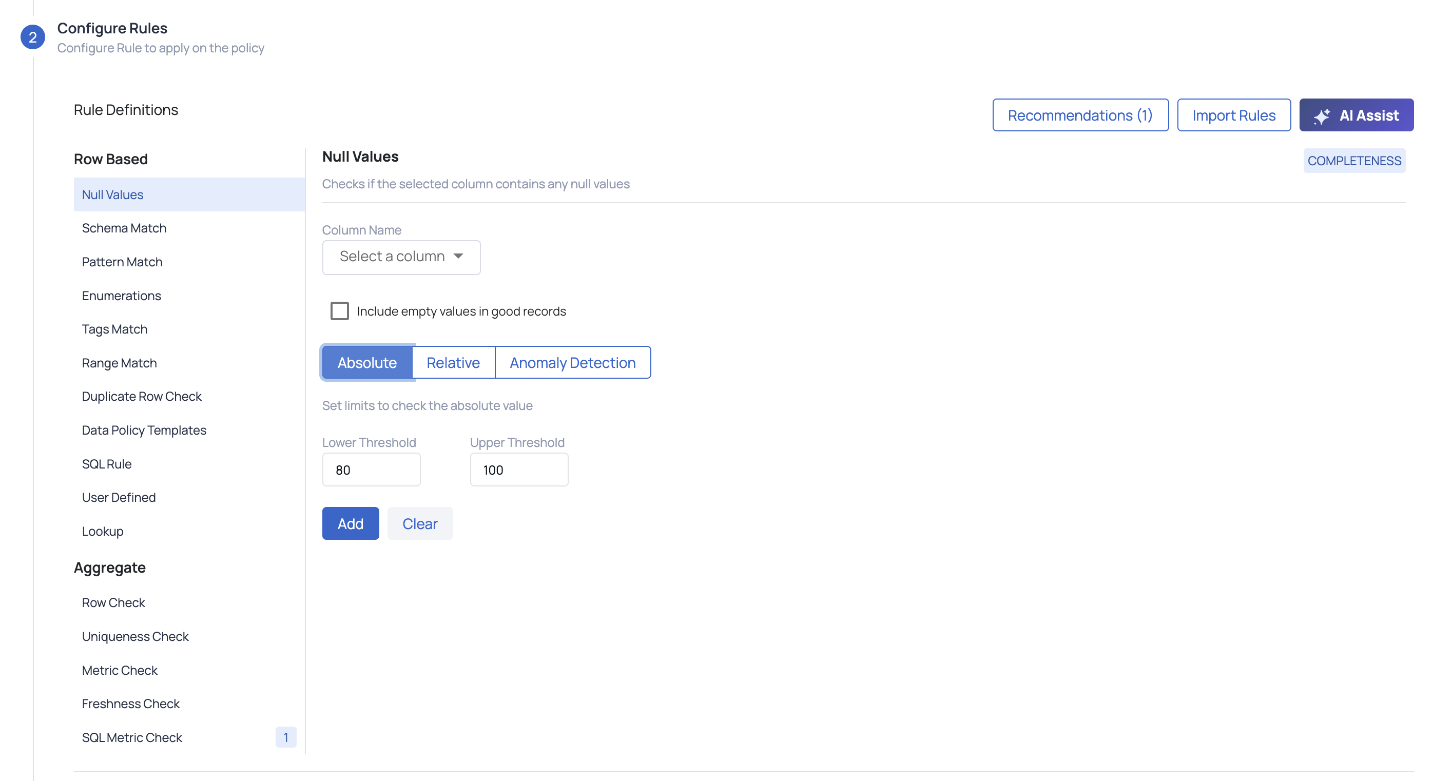 Manage Policies - Acceldata Data Observability Cloud