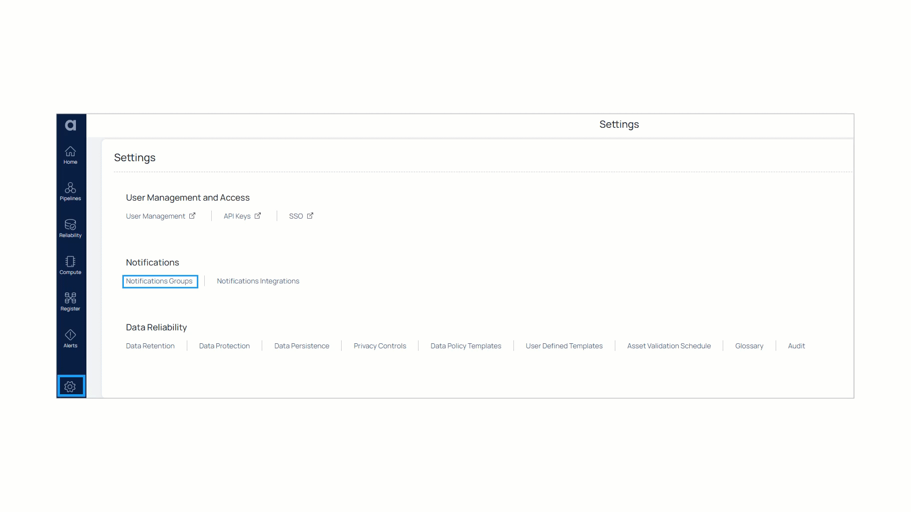 Notification Group - Acceldata Data Observability Cloud Notification Group - Acceldata Data Observability Cloud