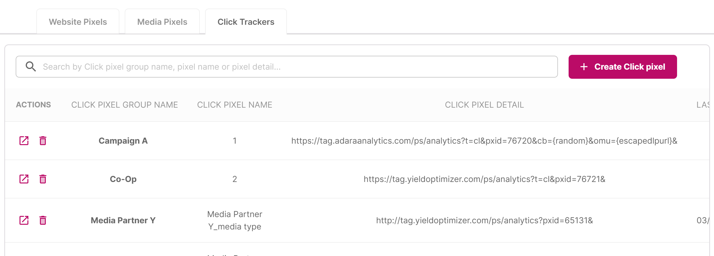 Pixels - Adara Documentation