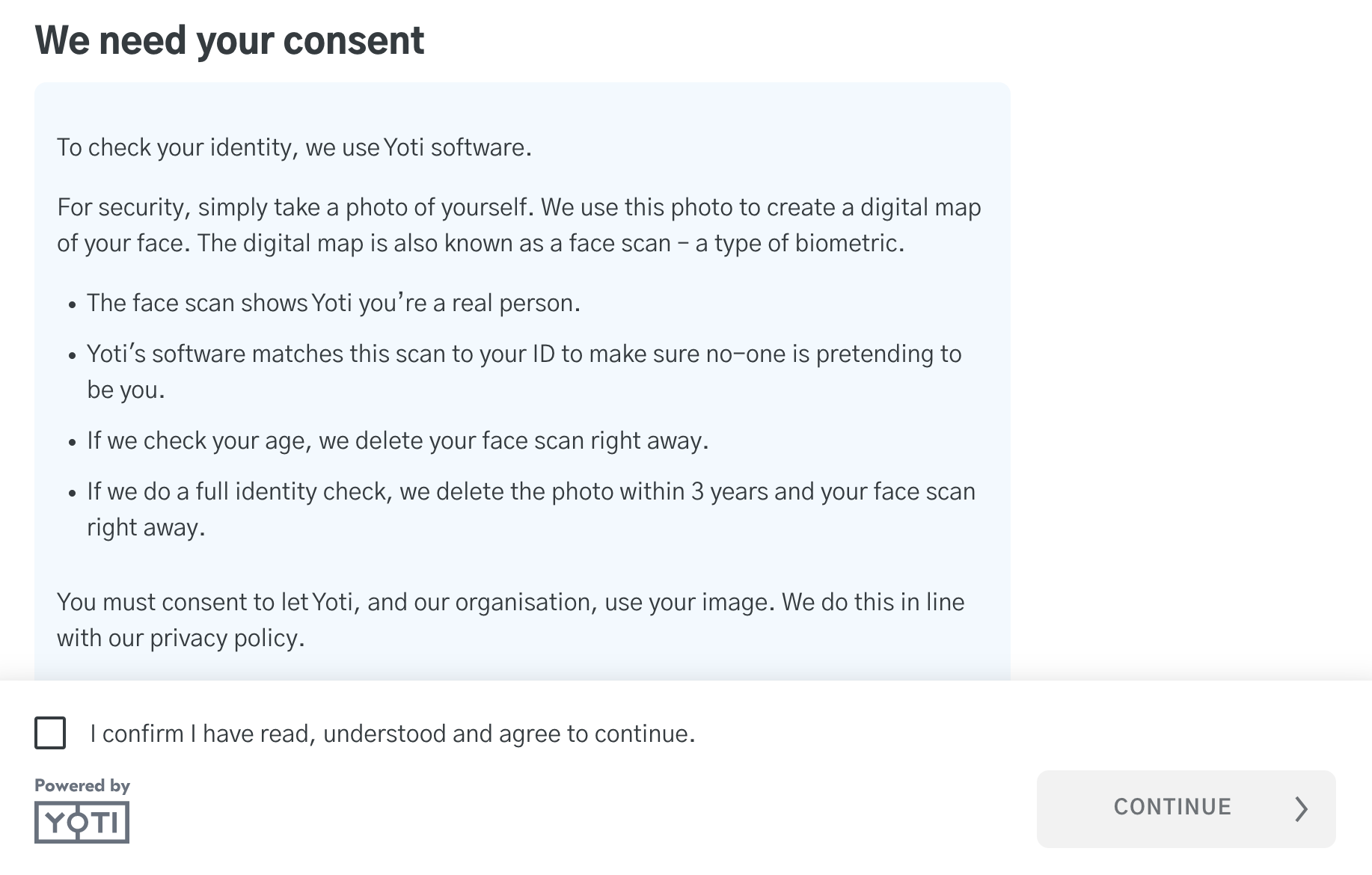 Liveness - Yoti developer documentation