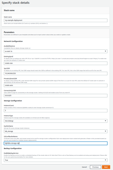 CF Parameters - Lightbits Library CF Parameters - Lightbits Library